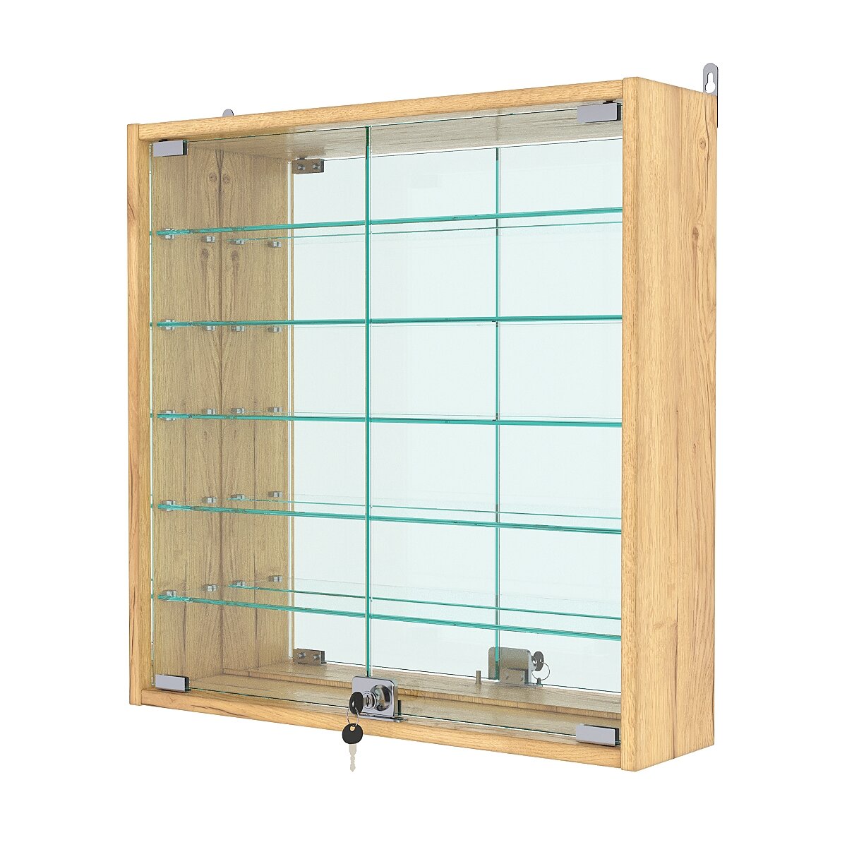 Витрина настенная №1-6А, Дуб Золотистый. Производитель товара - компания Westcom.