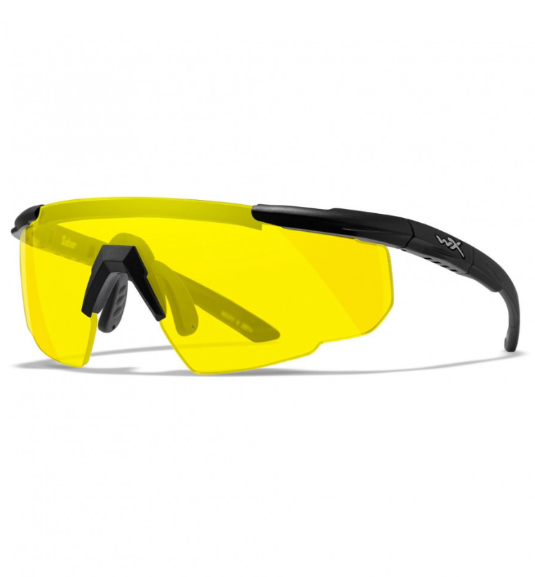 Очки защитные Wiley X Saber Advanced (Frame: Matte Black, Lens: Yellow)