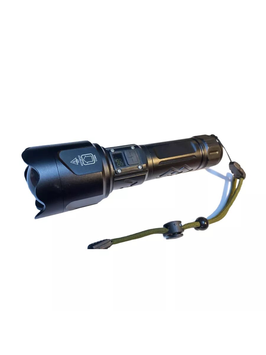 Фонарь с индикатором заряда 1х26650