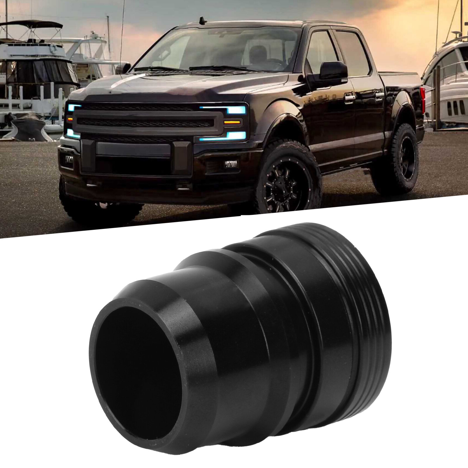 Автомобиль UPR VTA Blow Off Valve Mod Замена заглушки для двигателей Expedition Ecoboost 2015‑2021Черный