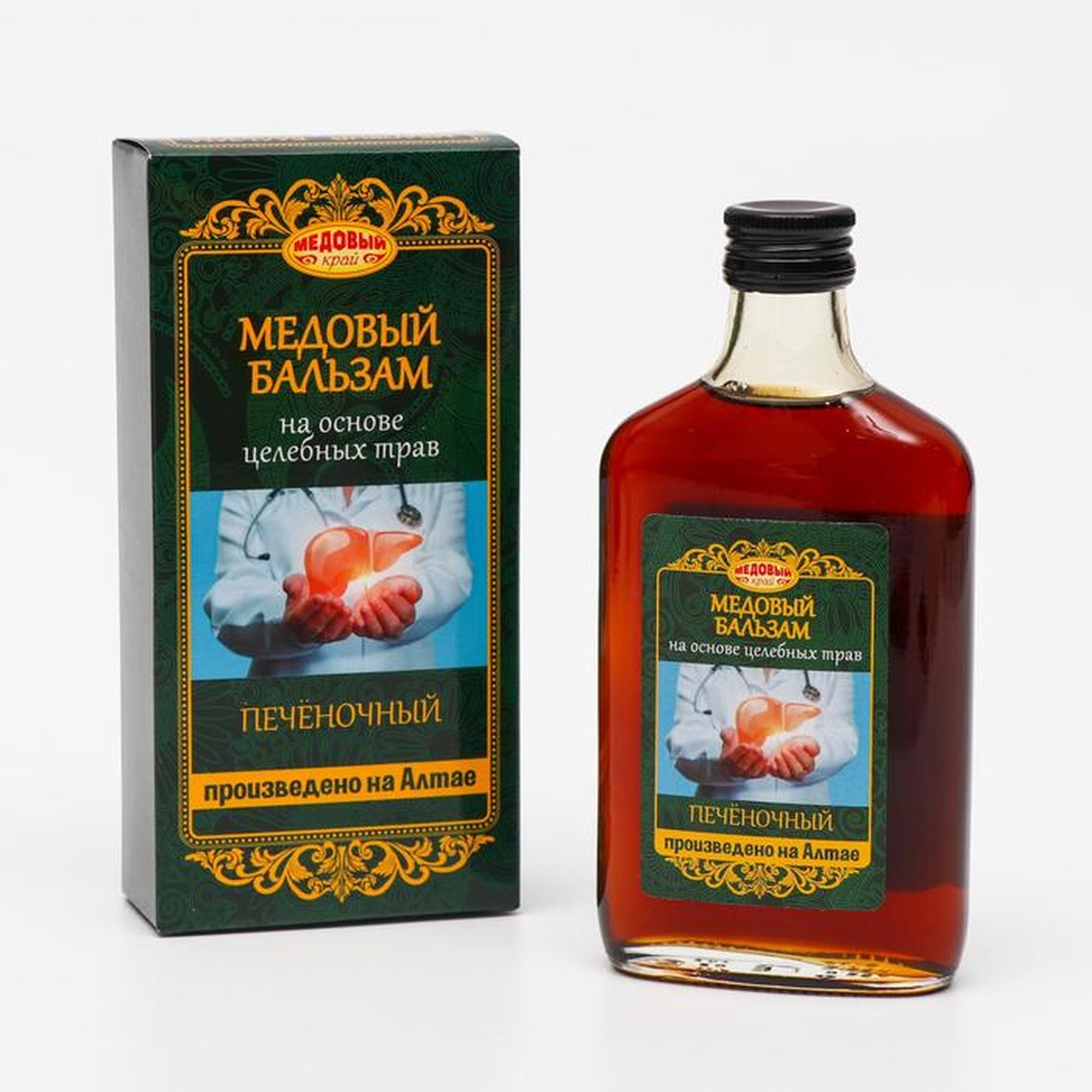 Медовый бальзам "Печёночный" Медовый край, 250мл, общеукрепляющий, для печени
