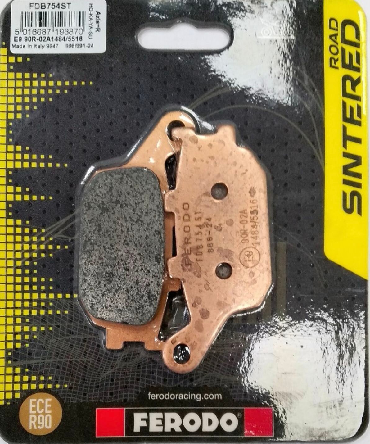 FERODO FDB754ST колодки тормозные