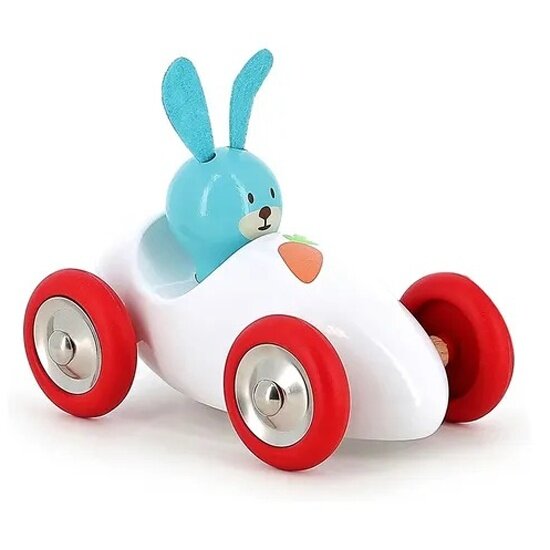 Машинка деревянная Vilac 2295B Raoul the rabbit in its car