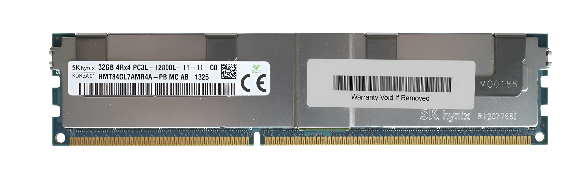 Серверная оперативная память DIMM DDR3L 32Gb, 1600Mhz, Hynix ECC REG CL11 1.35V (HMT84GL7AMR4A-PB )