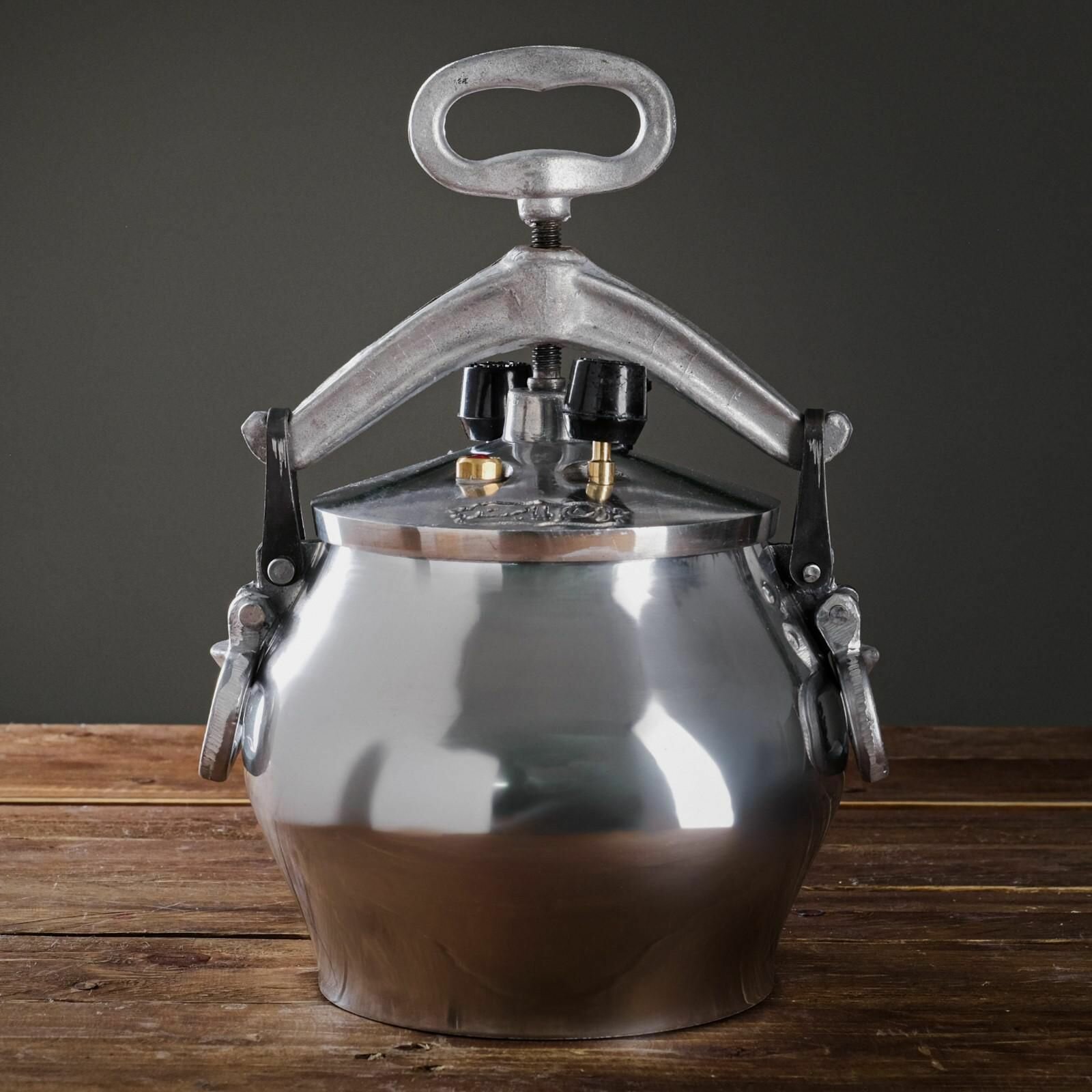 Казан алюминиевый 5,0л афганский никелированный