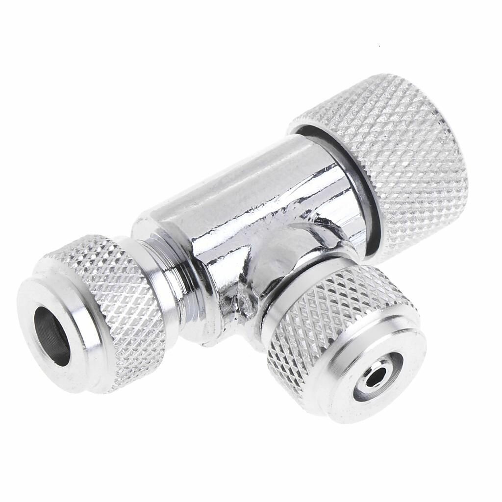 Вентильный блок, Двухголовочный игольчатый клапан CO2