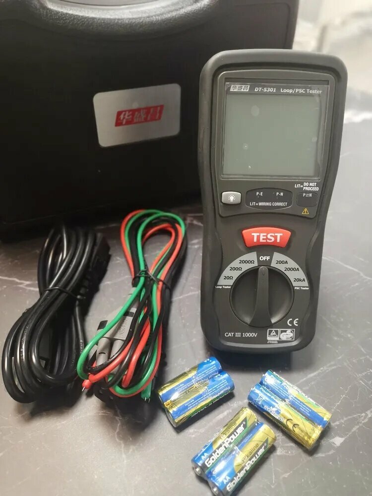 Измеритель сопротивления петли фаза-нуль CEM DT-5301