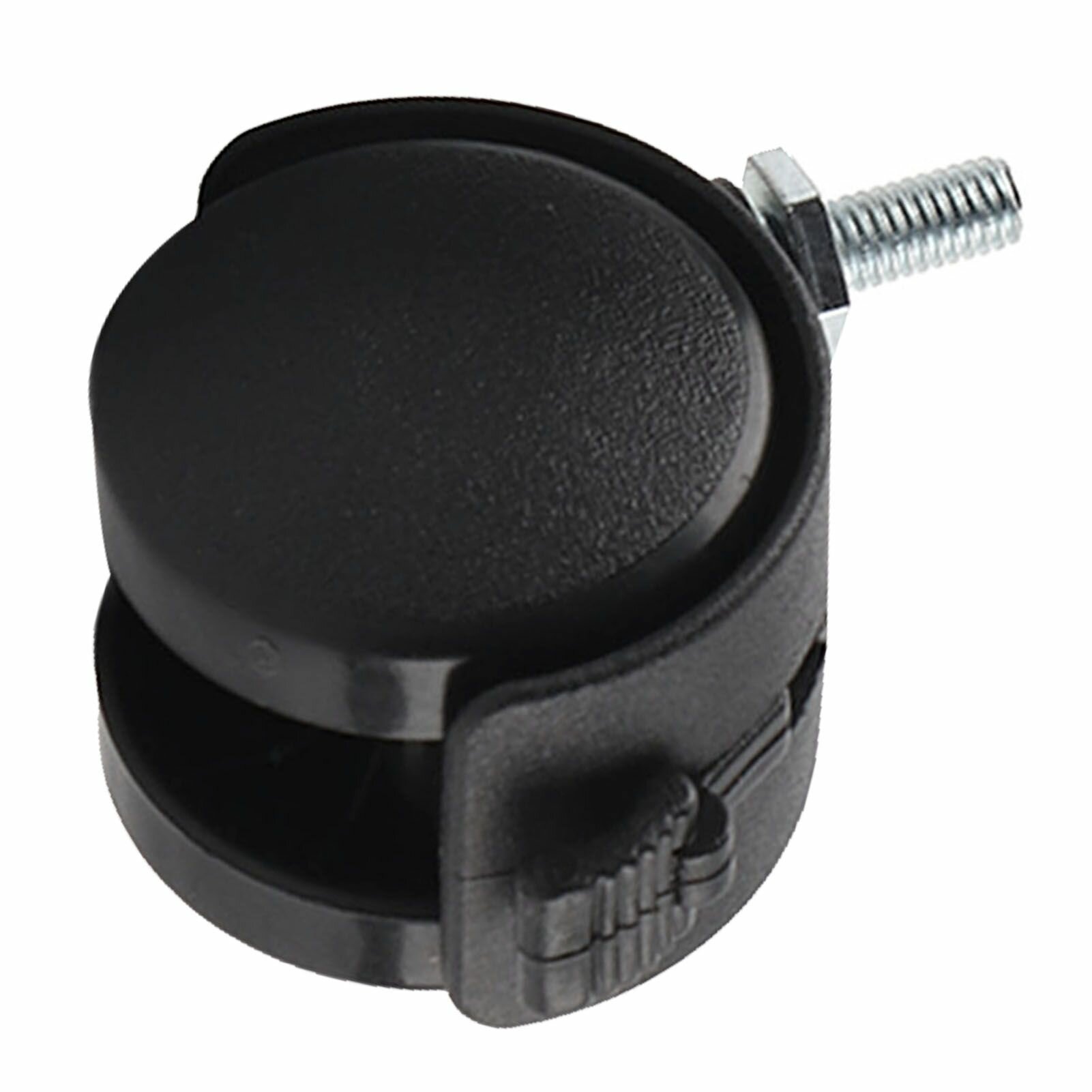 4 шт. поворотные ролики для мебели, офисные кресла, колеса для замены, нейлон, пластик с тормозом, черные