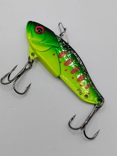 Блесна Snow Wolf Цикада 20 гр 6 см для ловли щуки, окуня, жереха. Акустическая приманка-погремушка