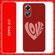 Чехол на Oppo A17 / Оппо A17 с принтом "Love heart 1 - 14 февраля"
