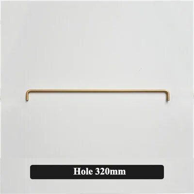 Мебельные ручки TINYHOB латунные золотые 2.52"-15.74"