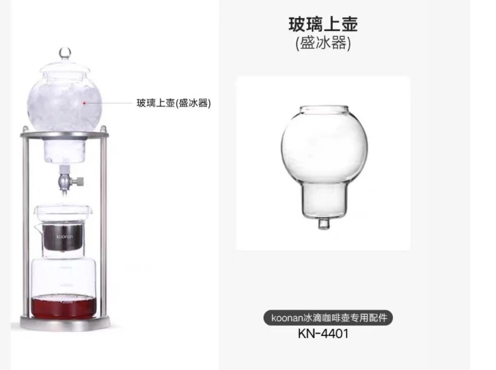 Skywinner капельная кофеварка для эспрессо и кофе со льдом 1000 мл, Белый