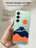 Чехол на Tecno Spark 40 Pro / Текно Спарк 40 Про с принтом "Кот-гора", прозрачны...