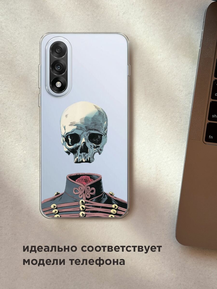 Чехол на OnePlus Nord 5 / Ван Плас Норд 5 с принтом "Гусар", прозрачный — фото 1