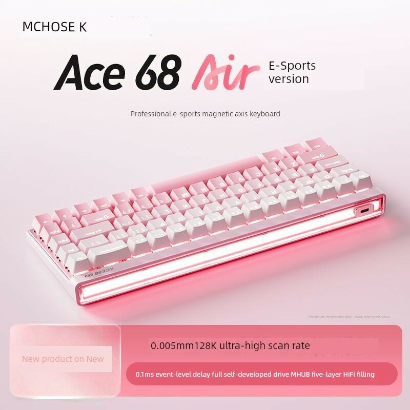 Механическая клавиатура MCHOSE Ace60/68 с магнитными переключателями для игр и киберспорта, настраиваемая для
