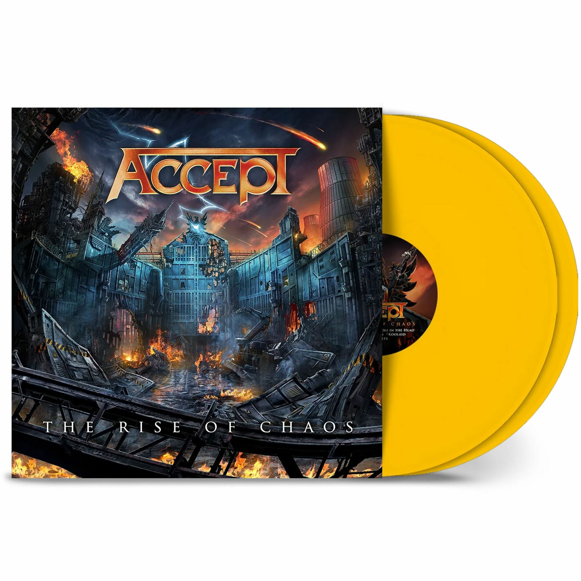 Виниловая пластинка Accept - The Rise Of Chaos (Yellow Vinyl) (1 LP)