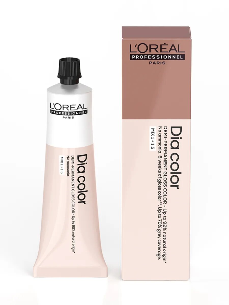 Краска для волос L'Oreal Professionnel DIA Color demi-permanent gloss color, Полуперманентная глянцевая, 7.8