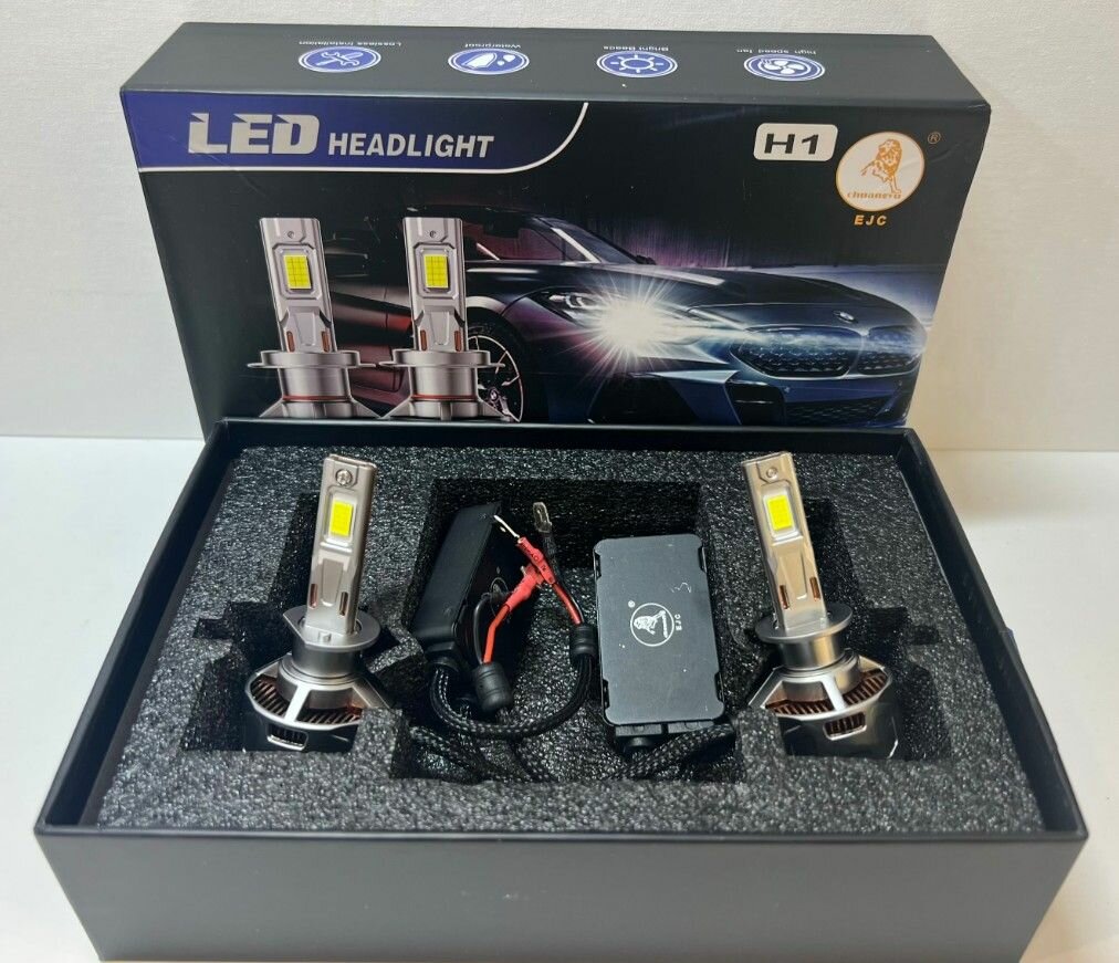 H1 / Светодиодные (H1) лампы, LED-HL X12, 135 Вт, 12V, СупРак (2 шт. / комплект), арт: 9476-К