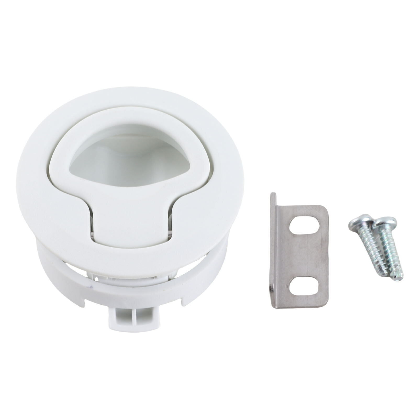 Пластиковая Защелка Заподлицо Закрывающегося Люка для Морской лодки RV Белого Цвета