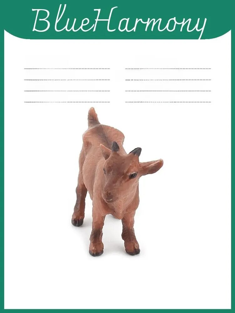 Farm pvc фигурки с овцами и козами для обучения в классе и декора дома стиль b