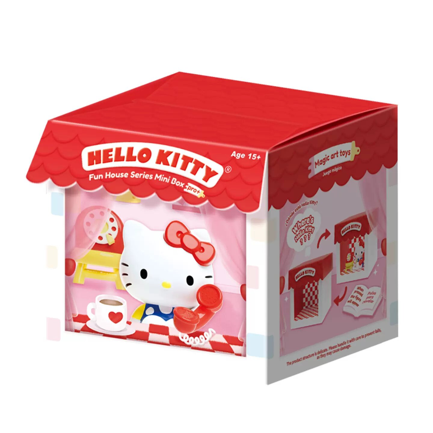 Официальный мерч: Декоративный подарок из серии Cute Hello Kitty Fun House Micro Box Pro+ Blind Box 1 совершенно новый,