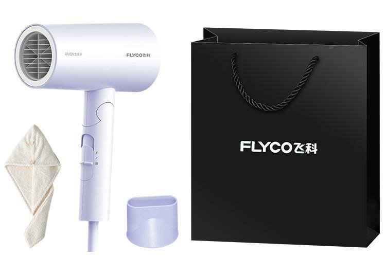Фен FLYCO FH6277, холодный и горячий воздух, портативный, складной