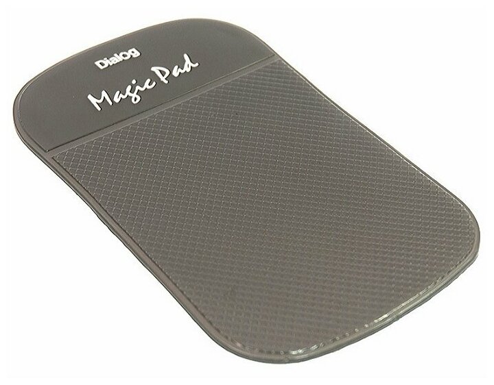 Держатель для смартфона в автомобиле силиконовый коврик 145х90мм Диалог MH-01 Magic Pad - серый