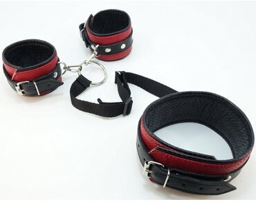 29323 Fetish Dreams Набор: ошейник и наручники. Из ошейника и наручников