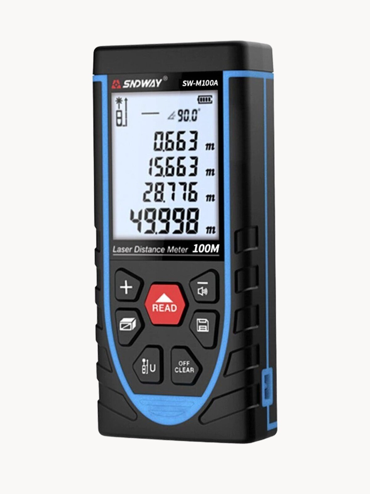 Лазерный дальномер SNDWAY SW-M100А аккумуляторный 100 м