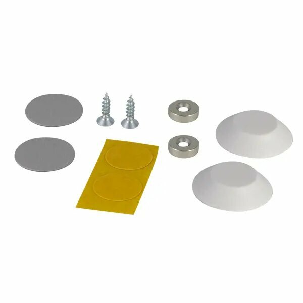 Магнит для нижней фиксации рулонной шторы Уют цвет белый 2 шт