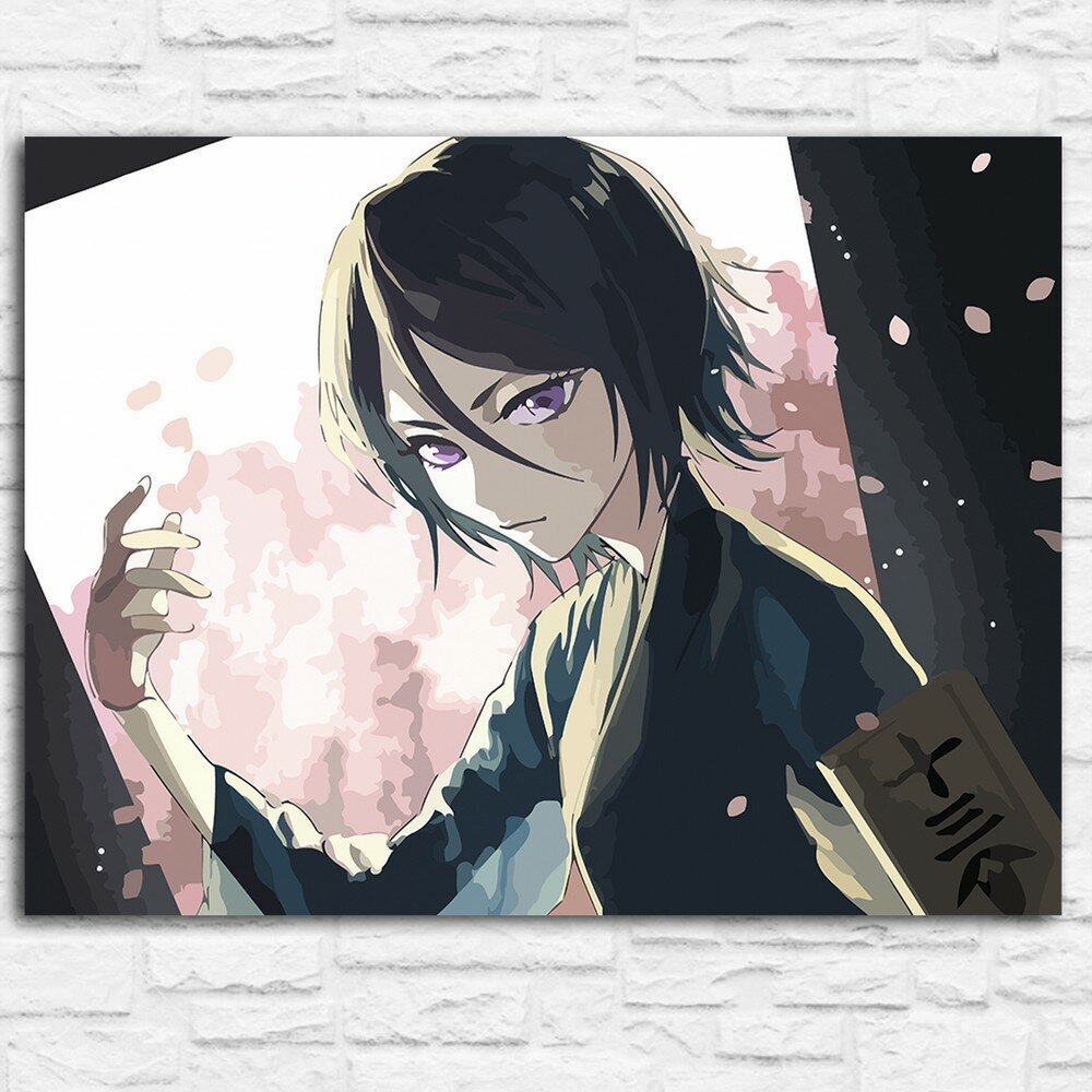 Картина по номерам на холсте аниме блич (bleach, ичиго, рукия, орихиме) - 14867 30х40