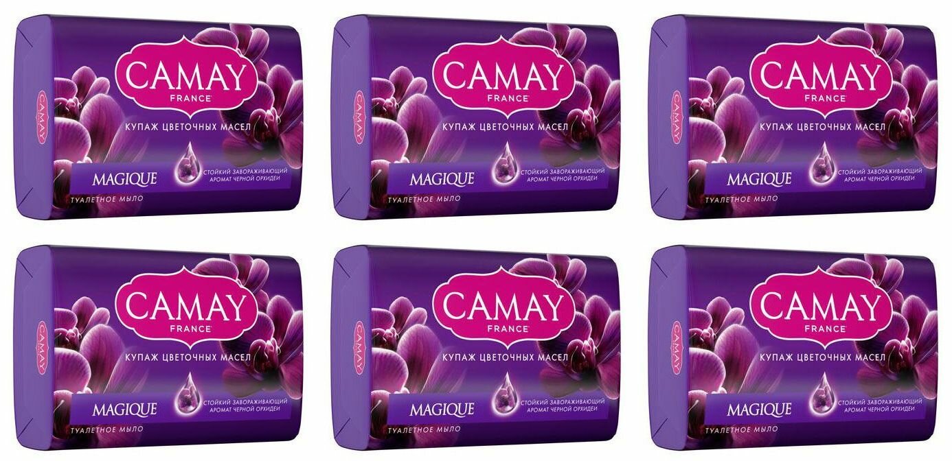 Camay мыло Магическое заклинание, 85 гр, 6 шт/