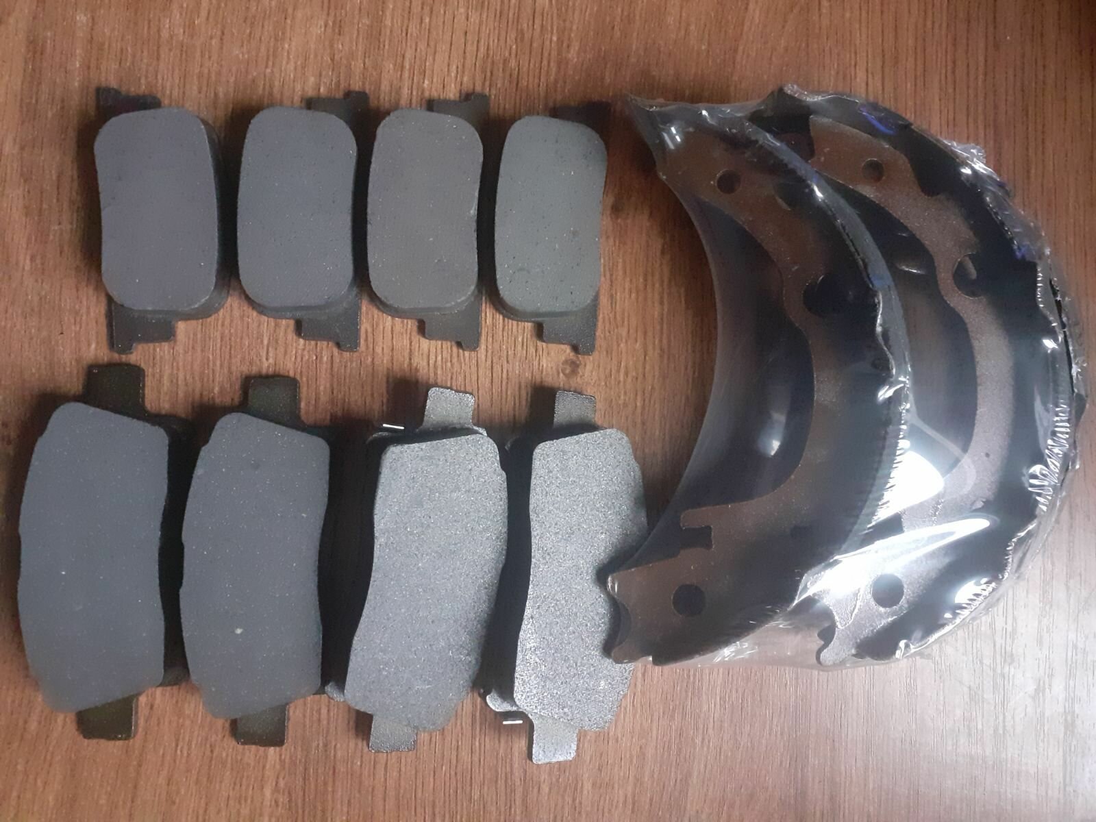 Комплект колодок передние+задние и ручник лифан солано Lifan solano все колодки