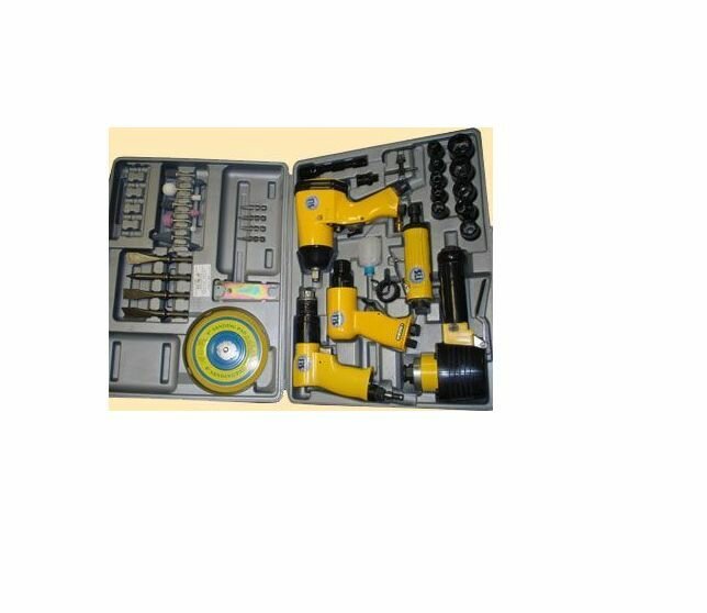 Набор пневмоинструмента с комплектом ударных головок 45предметов SUMAKE ST-5К-45