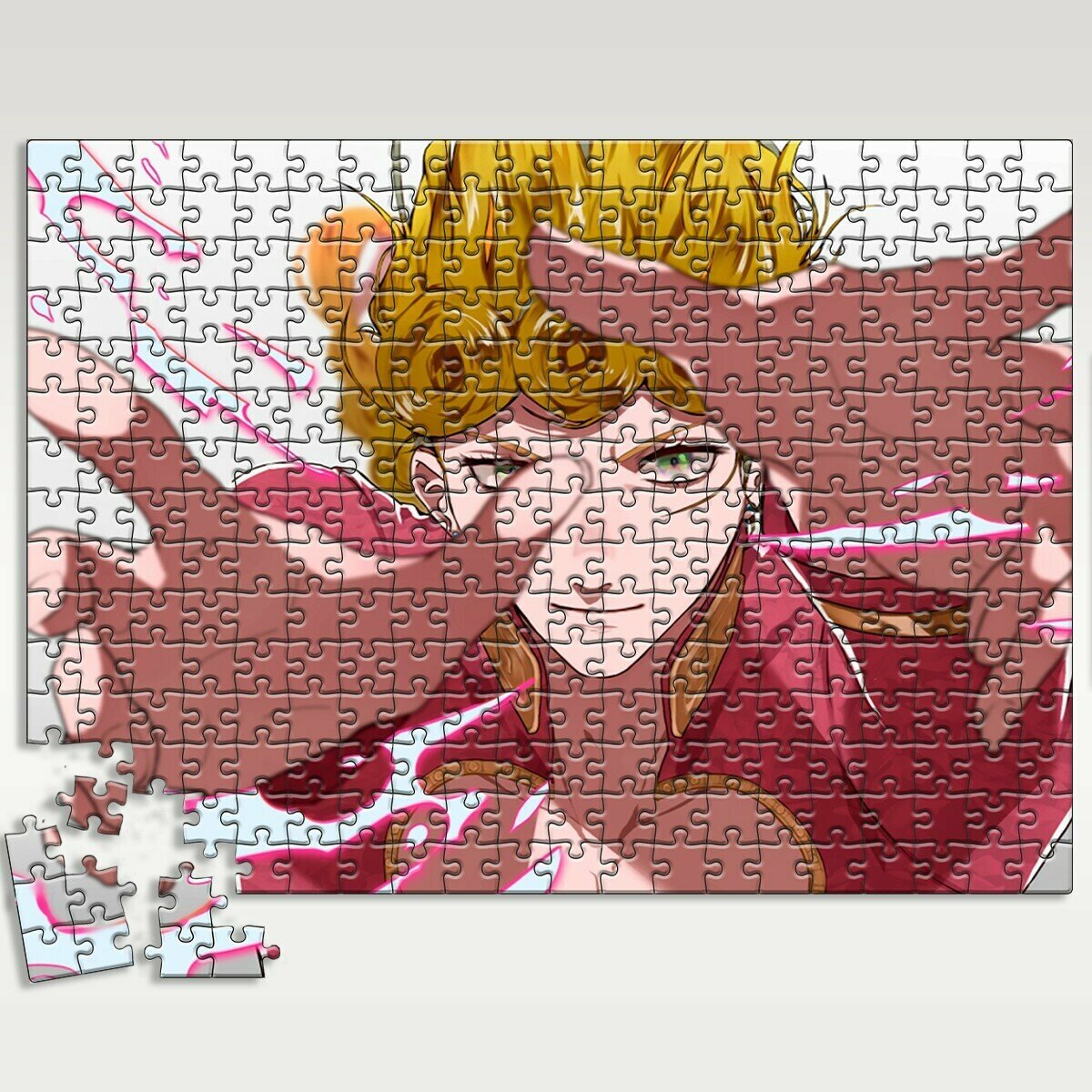 Пазл картонный А3: модель Аниме JoJo ДжоДжо Джорно Джоанна - 7622