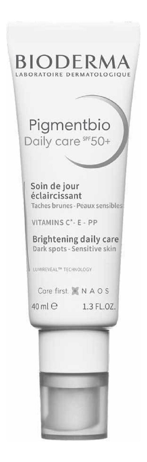 Биодерма Пигментбио дневной крем SPF 50+, 40 мл