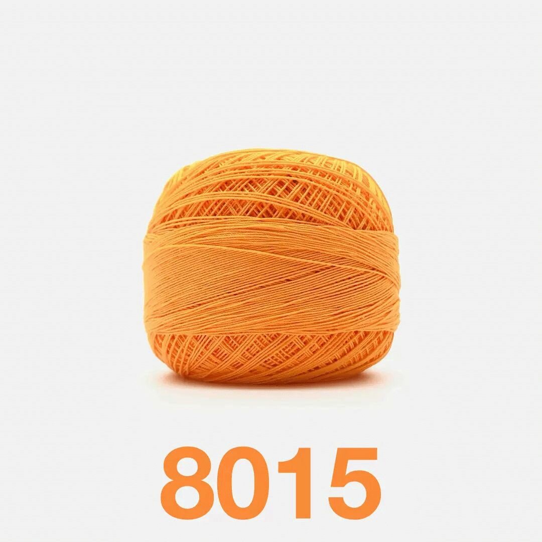 Нитки #80 для вязания кружева и украшений, 100% хлопок, 10 гр. (170 м.) цвет 8015