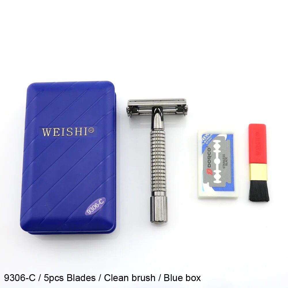 WEISHI безопасная бритва бабочка латунь 9306-C