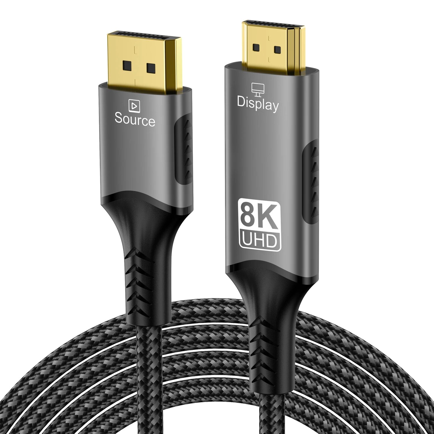 Кабель DisplayPort-HDMI FDBOY 8K@60Гц 4K@120Гц DP TO HDMI 8K, 1m