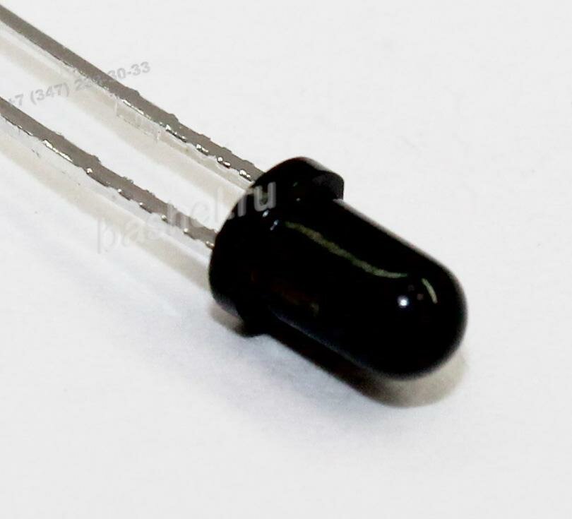 BPT-BP2931, Фототранзистор, LED3MM, Bright LED, Ic 4mA, Vce 5V, 940nm