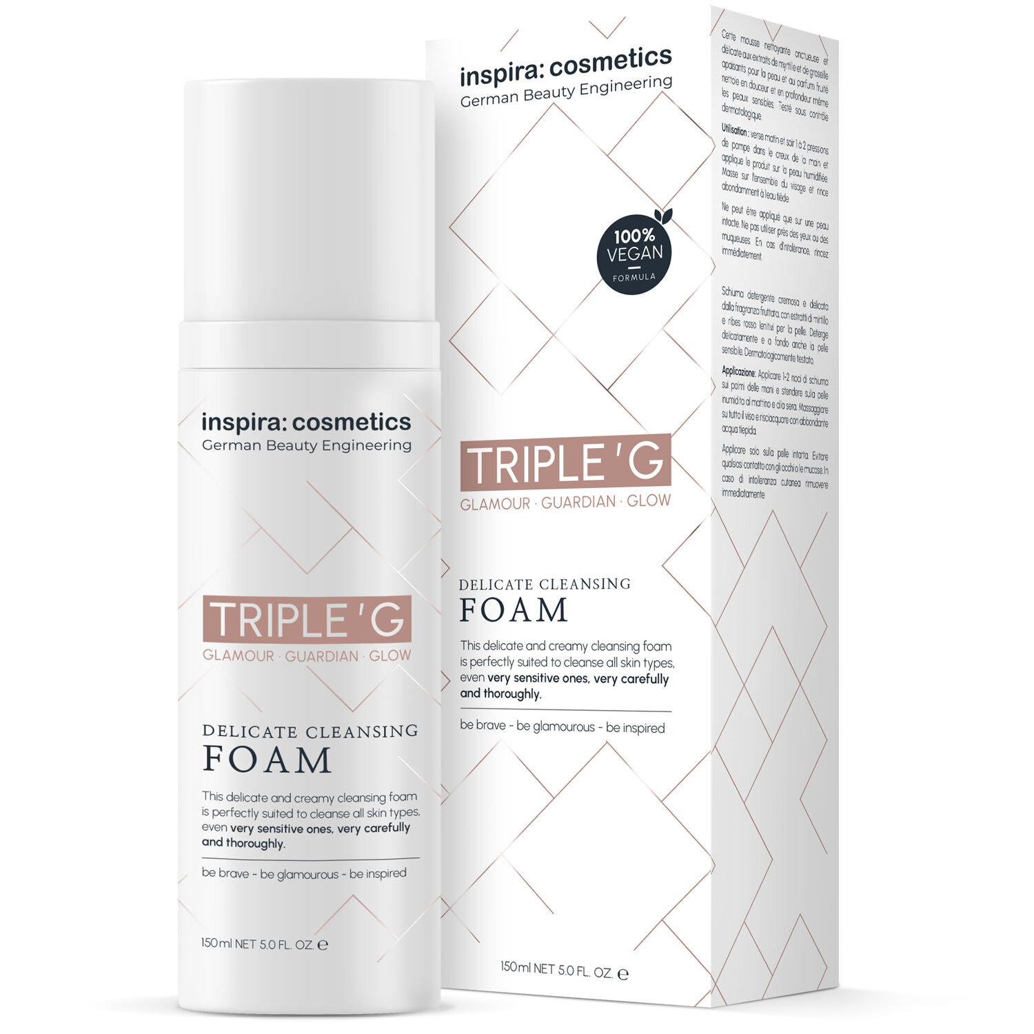 JI7000 Delicate Cleansing Foam 150ml Мягкая и очищающая пенка для умывания