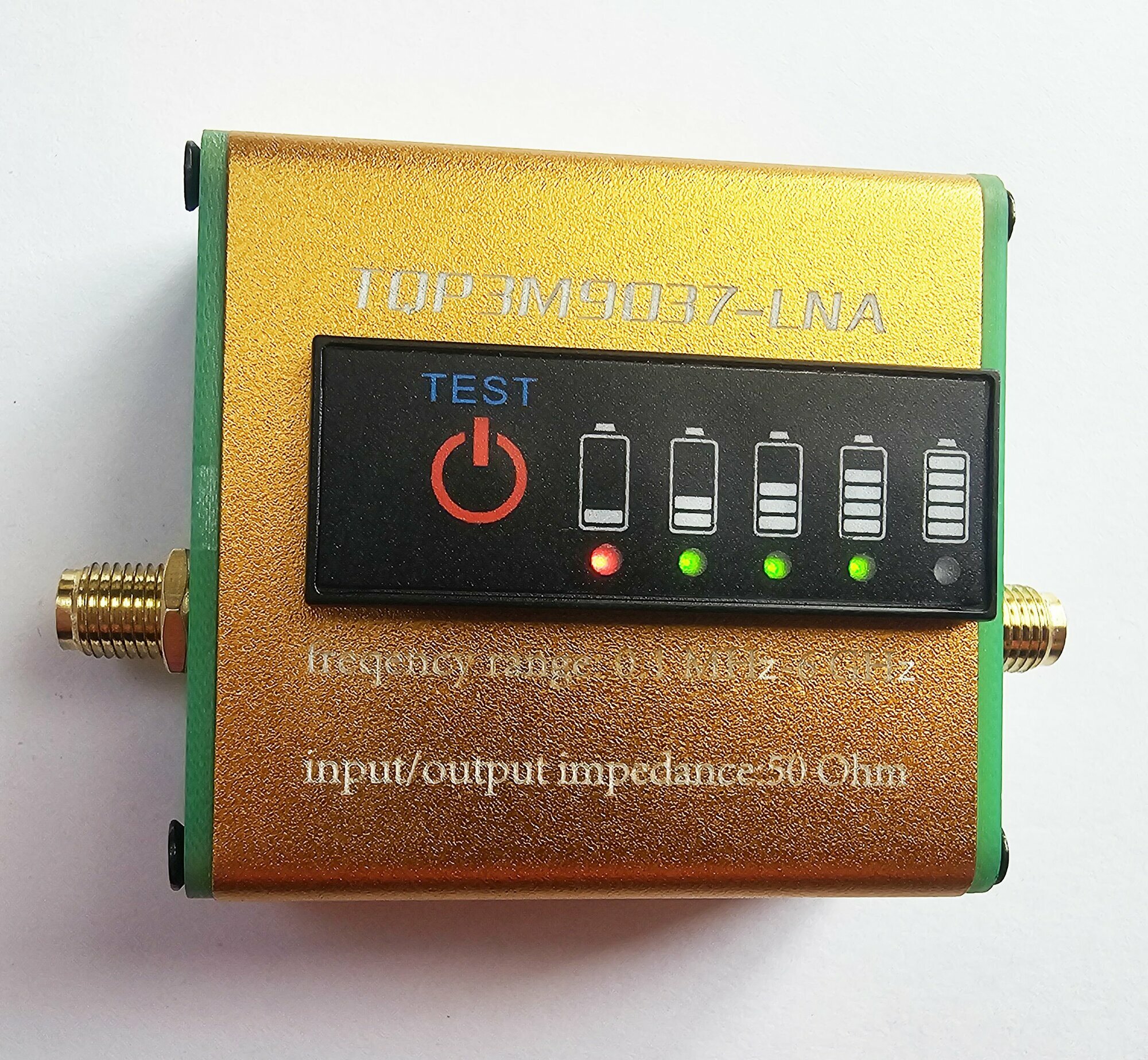 Антенный LNA усилитель с индикацией заряда