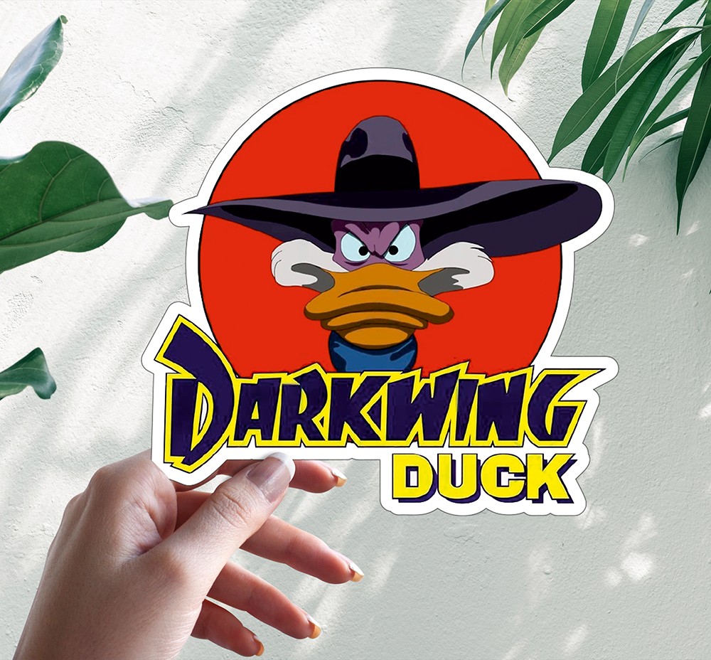 Наклейка Чёрный Плащ 20см