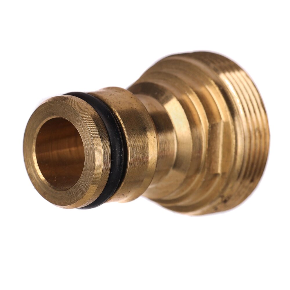 Штуцер на смеситель быстросъемный 2 резьбы латунь, 1 шт. в заказе