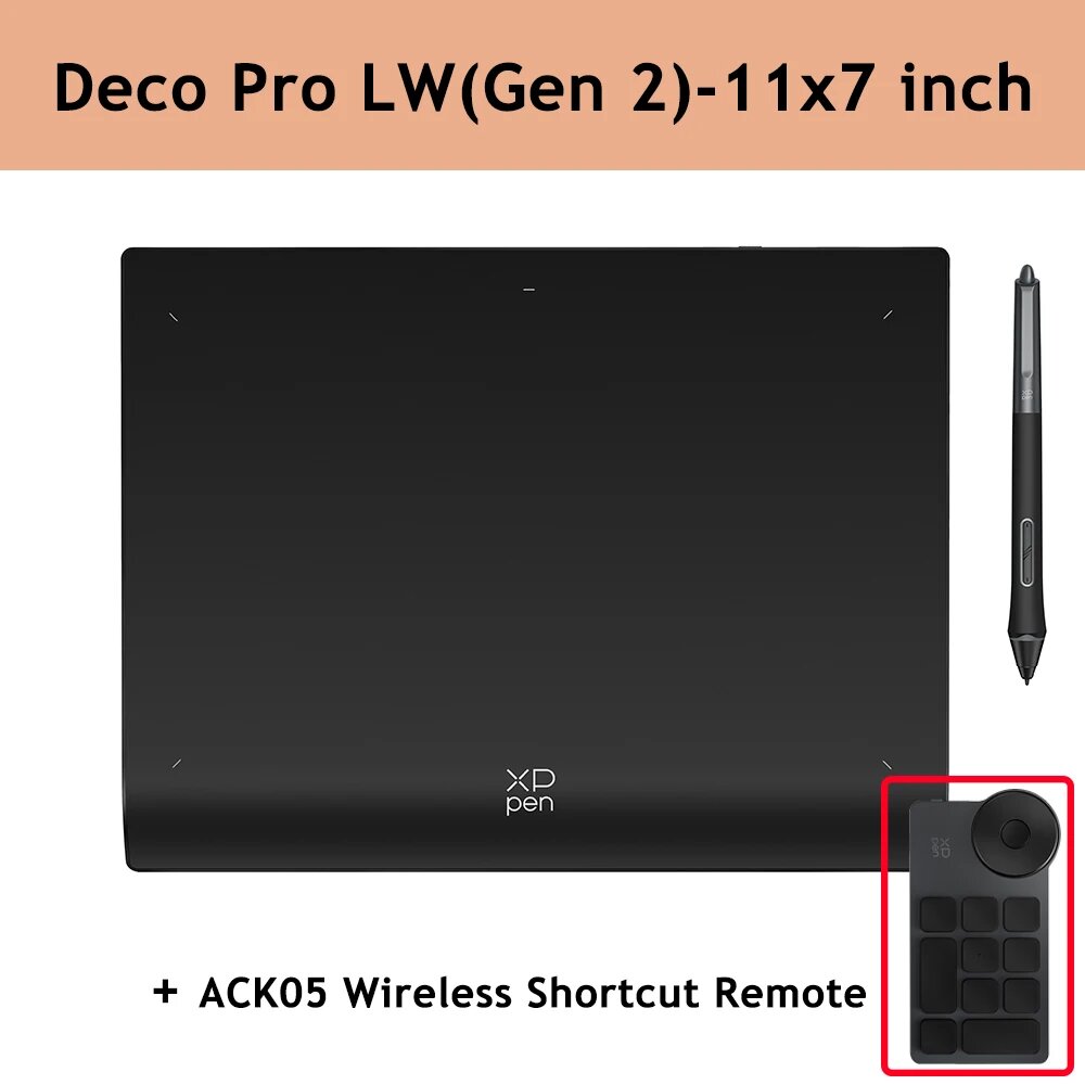 XPPen Deco Pro (Gen 2) Цифровой планшет Deco Pro LW(ACK05)