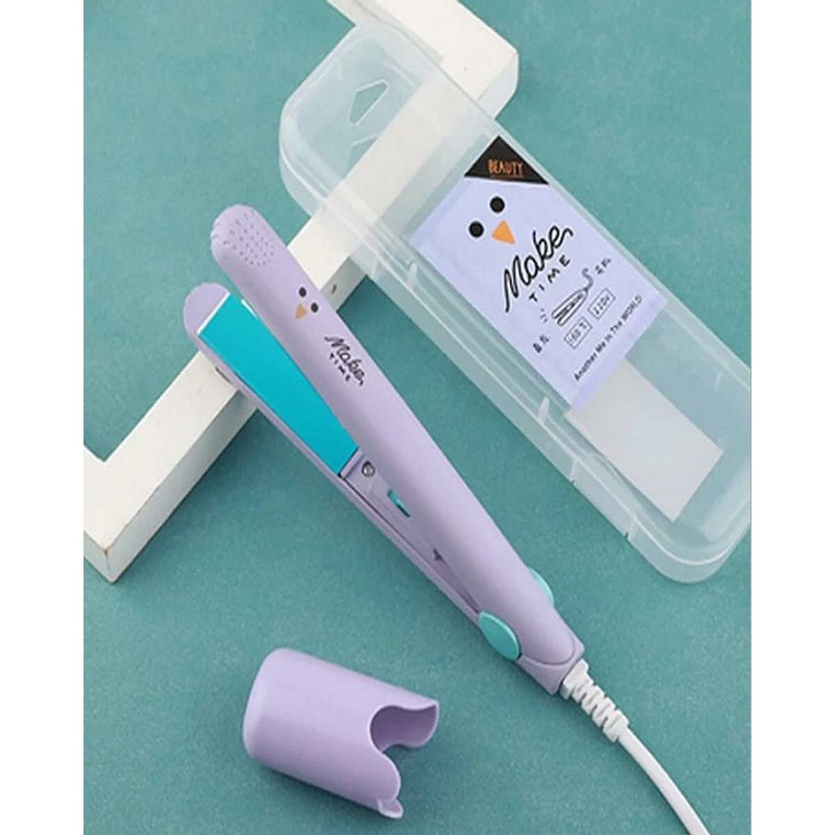 Абсолютно новый мини-выпрямитель для волос, студенческий мини-кристаллический утюжок для волос, челка, прямые бигуди для волос, модные портативные инструменты для укладки волос