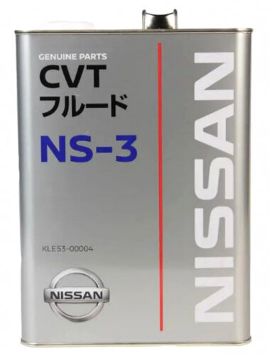 Трансмиссионное масло Nissan CVT NS-3 синтетическое 4 л (Япония)