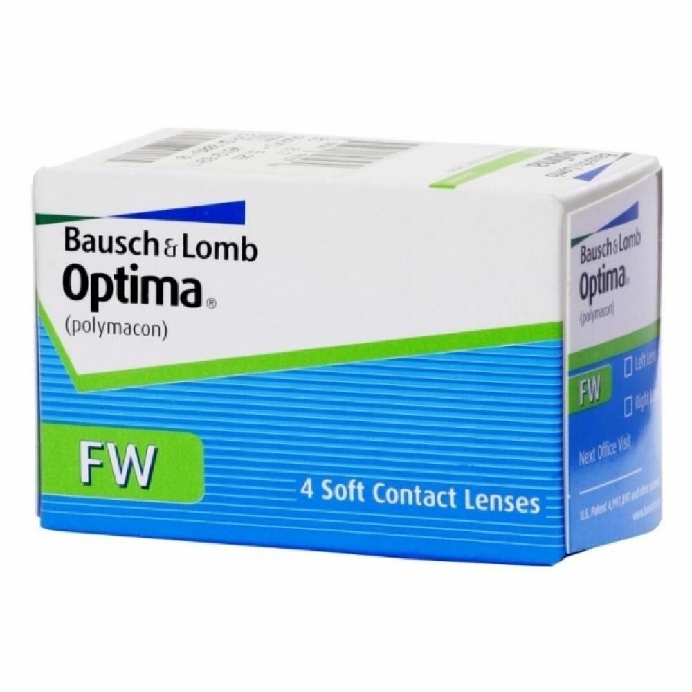 Линзы контактные Bausch&Lomb Optima FW /8,4/-3,00 №4