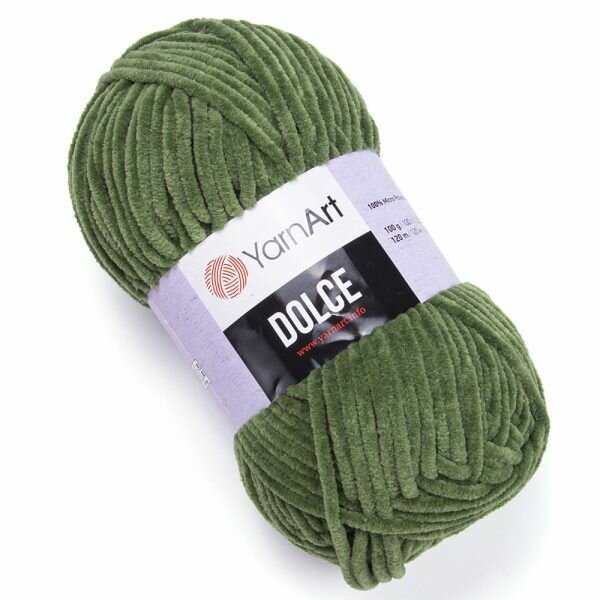 Пряжа YarnArt Dolce 797 зелень (100г/120м, упаковка 5 мотков)