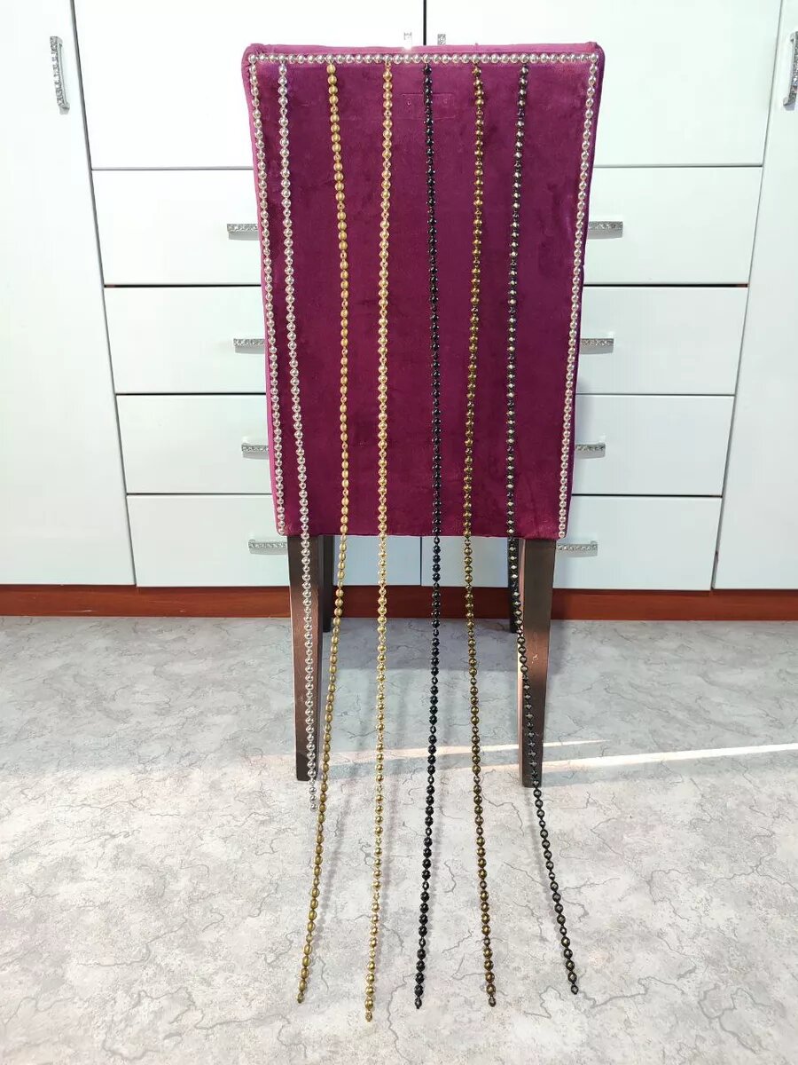 Гвоздевая лента для мебели золото, молдинг, окантовка